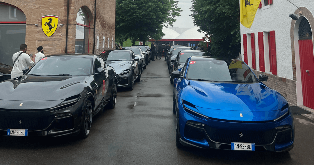 The First Ferrari Purosangue Test Drives