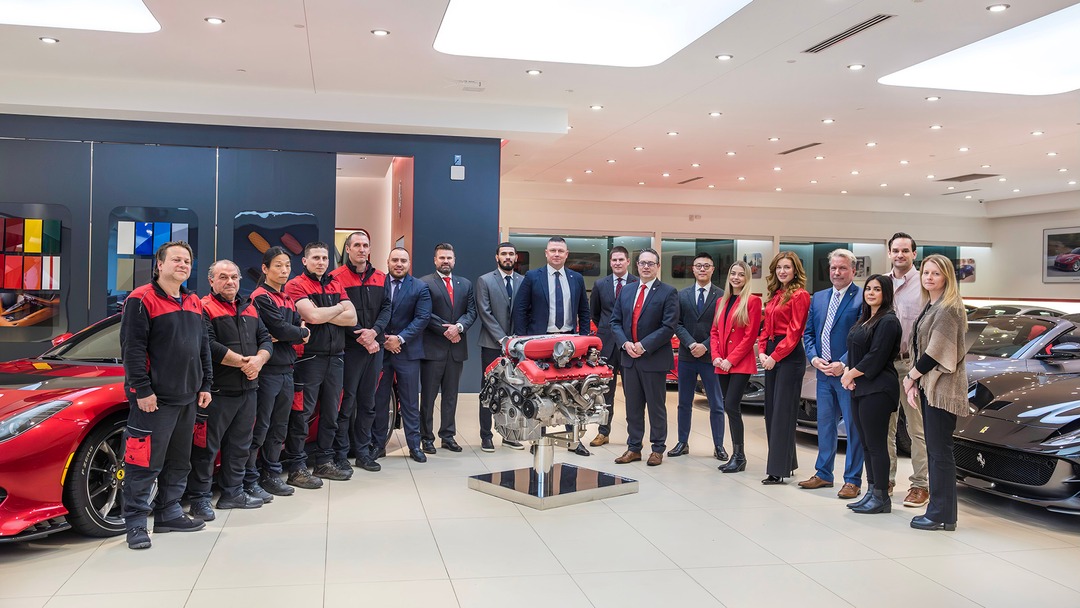 Ferrari Central New Jersey Wins the Top Global Showroom 2023