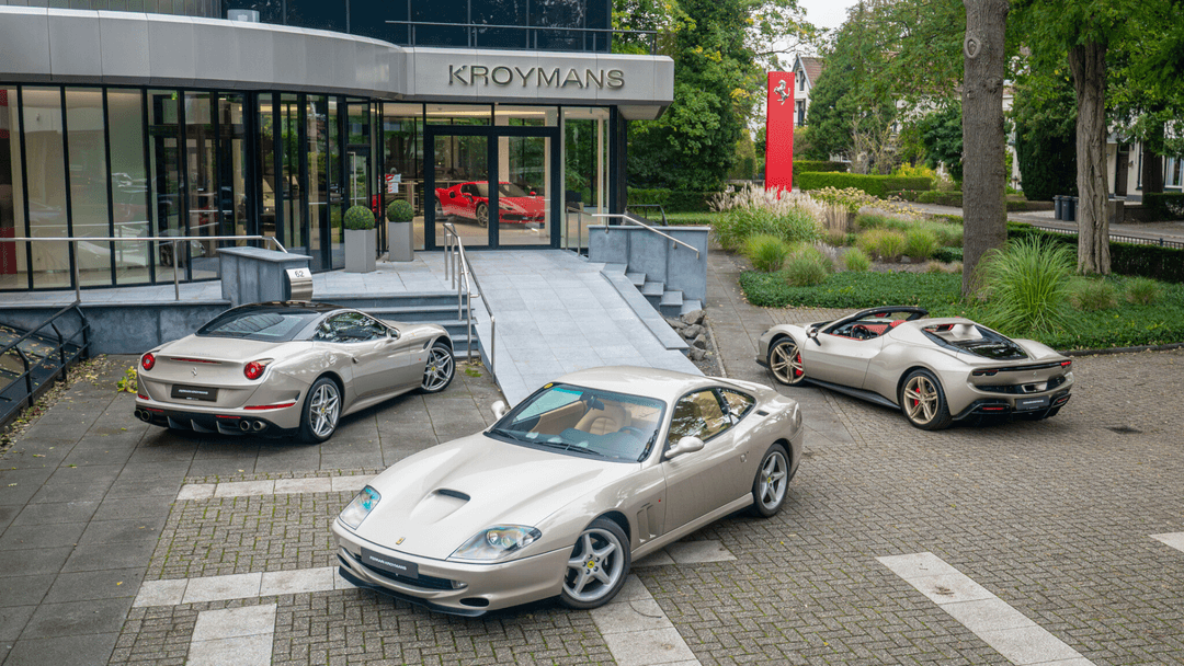 Three Icons in Ferrari’s Grigio Ingrid
