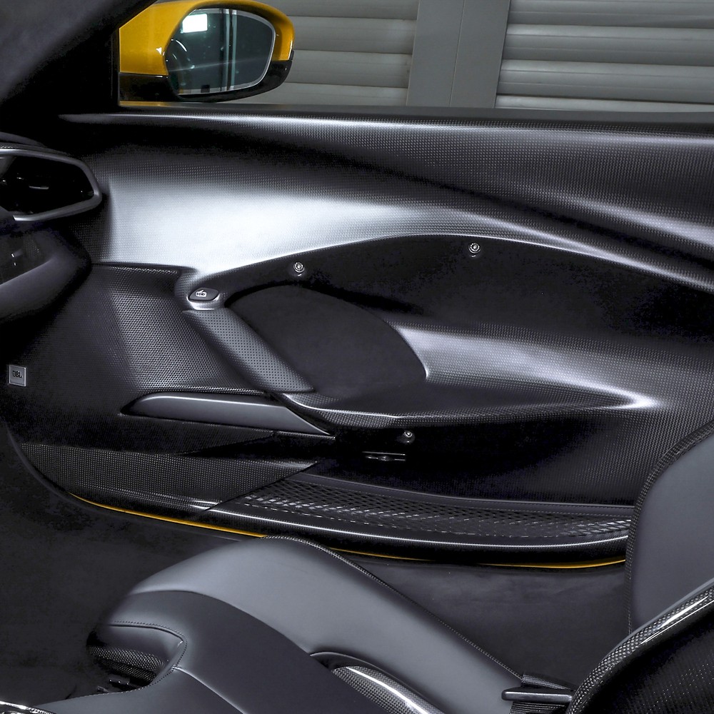 Carbon fibre internal door trims