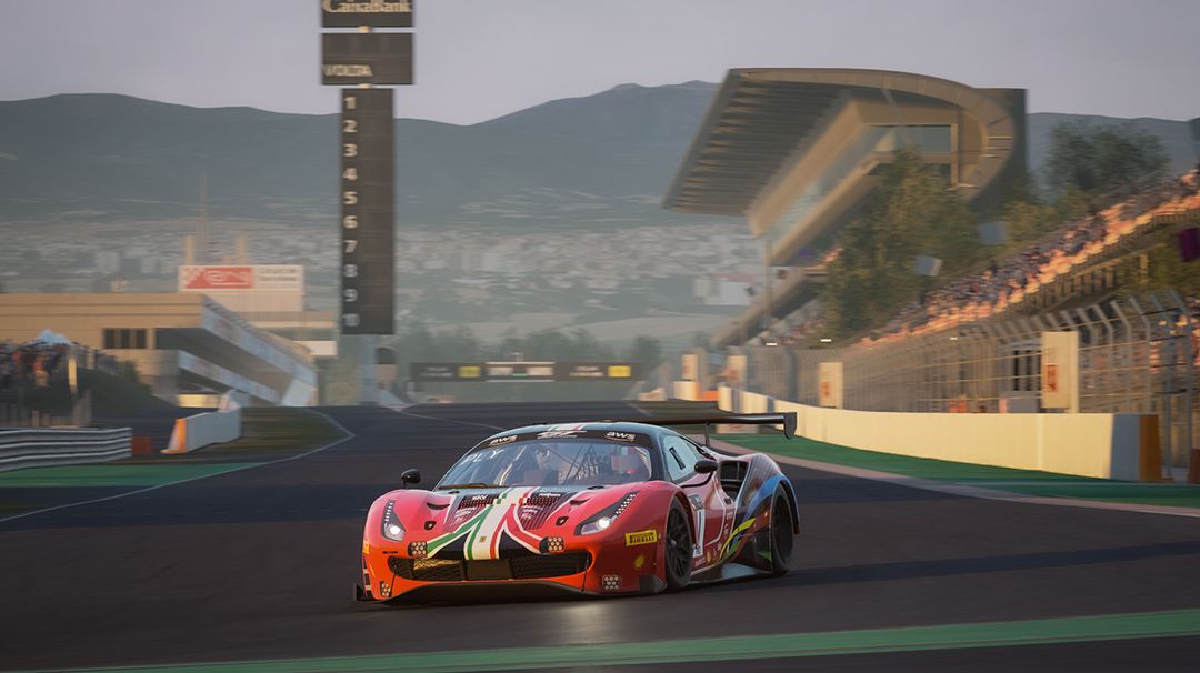 Six Ferraris in hunt for virtual podium at Barcelona