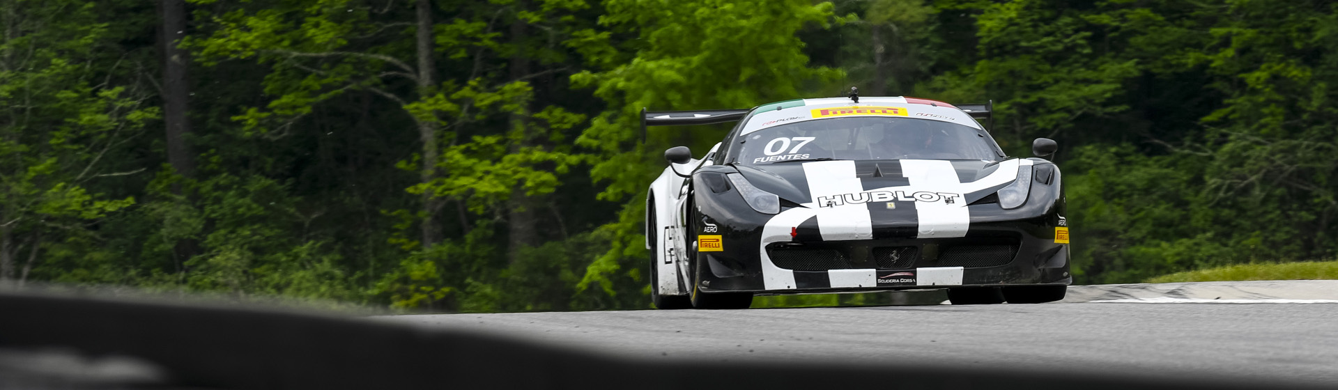 Pirelli World Challenge - Fuentes and the Scuderia Corsa Ferrari on the ...