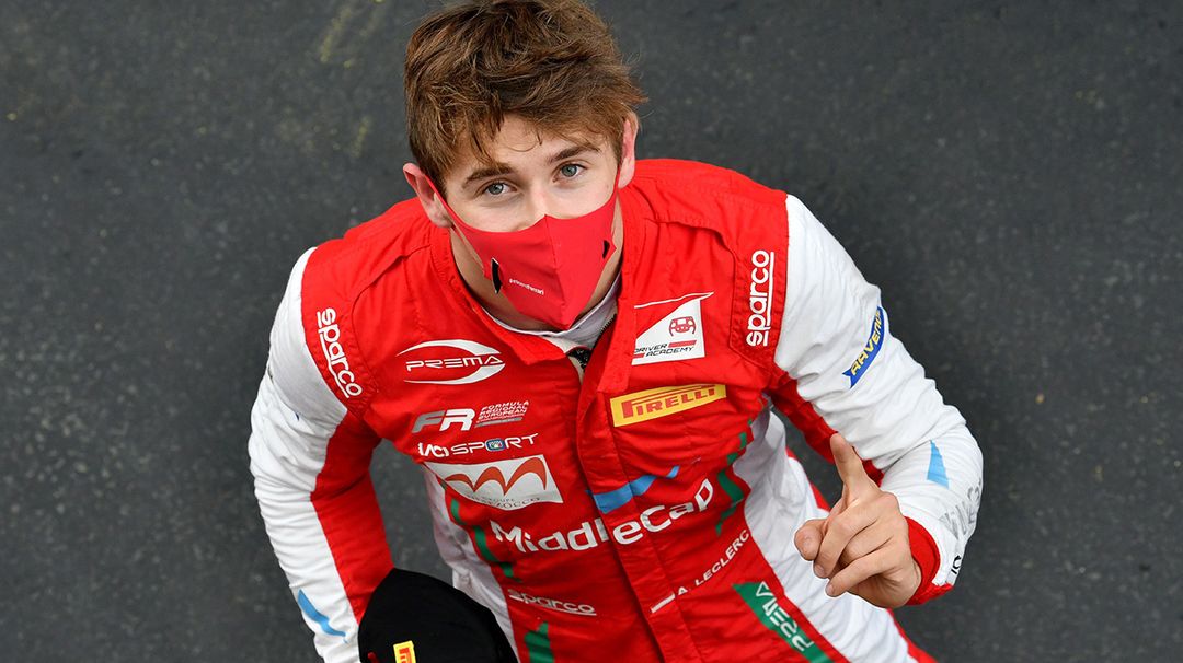 Arthur Leclerc in Formula 3 with Prema in 2021