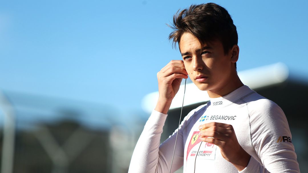 Dino Beganovic in Formula Regional with Prema