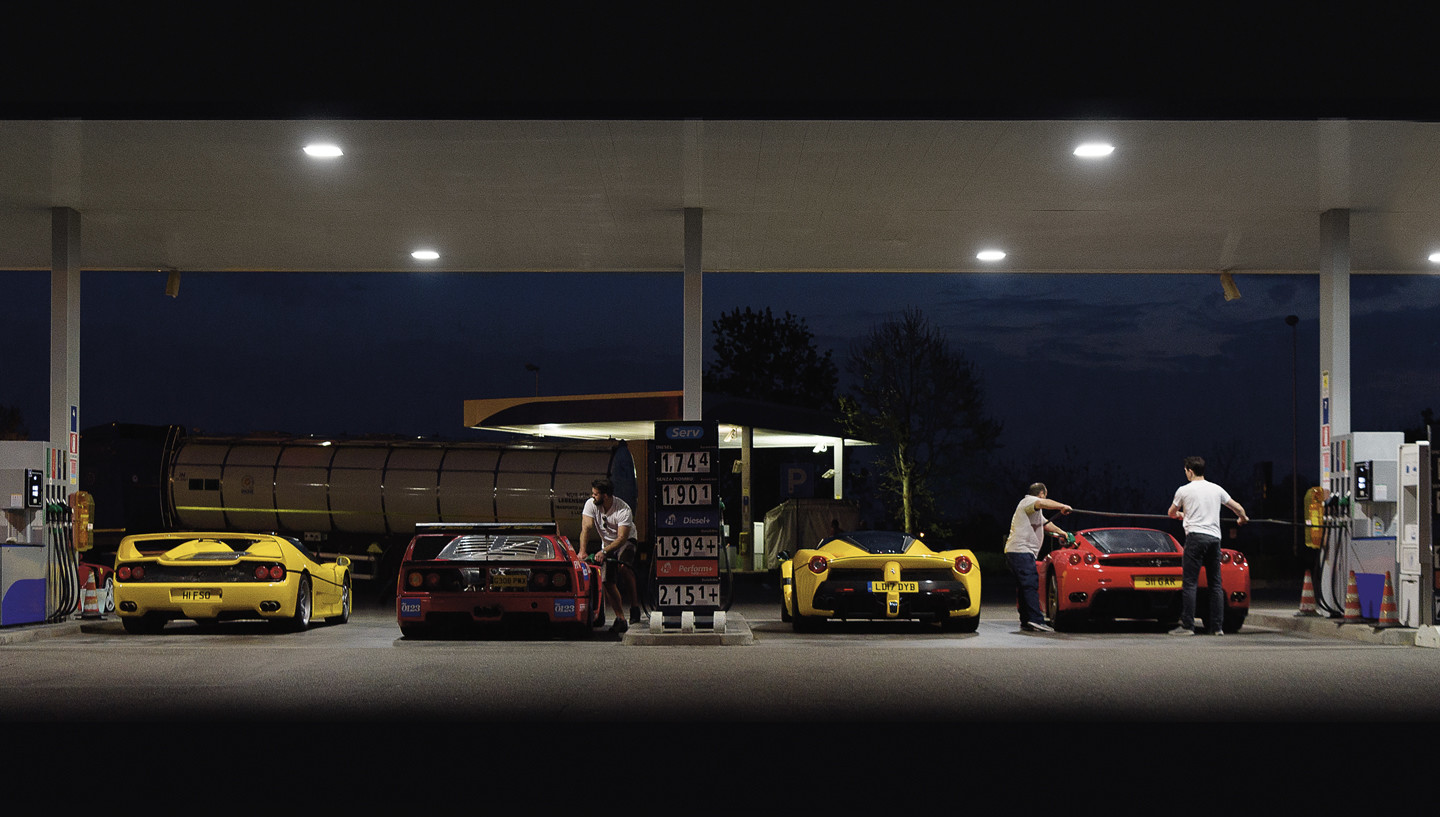 Jon Hunt, che viaggi in Ferrari!