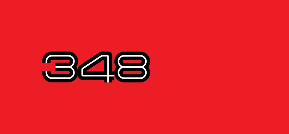 Juego de números: Ferrari 348