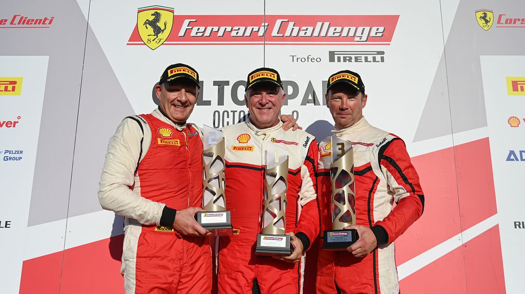 The voices of the protagonists of the Coppa Shell at Oulton Park after ...