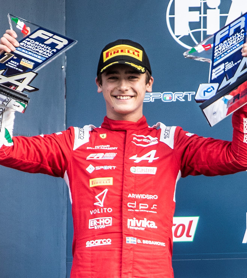 Formula Regional: Beganovic on the podium at last!
