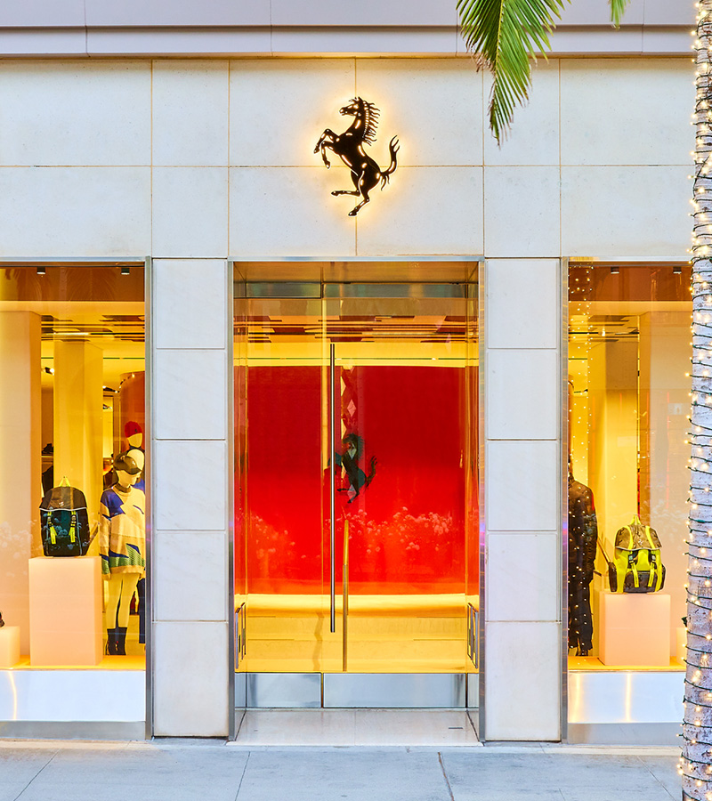 Ferrari celebrates new store openings in Milan and Los Angeles