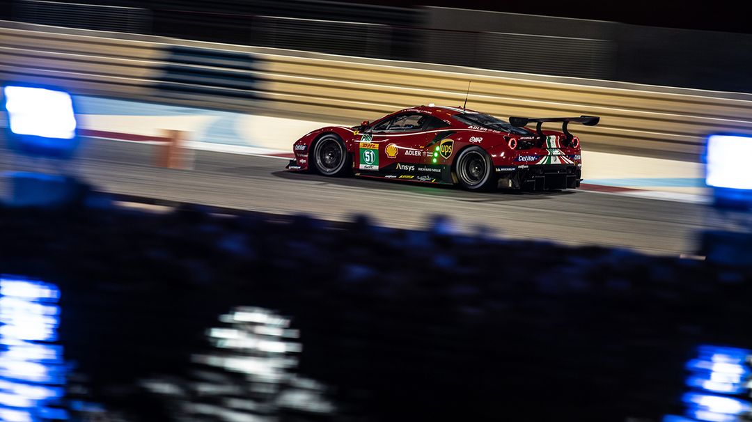 Ferrari on the front row at the 8 Hours of Bahrain