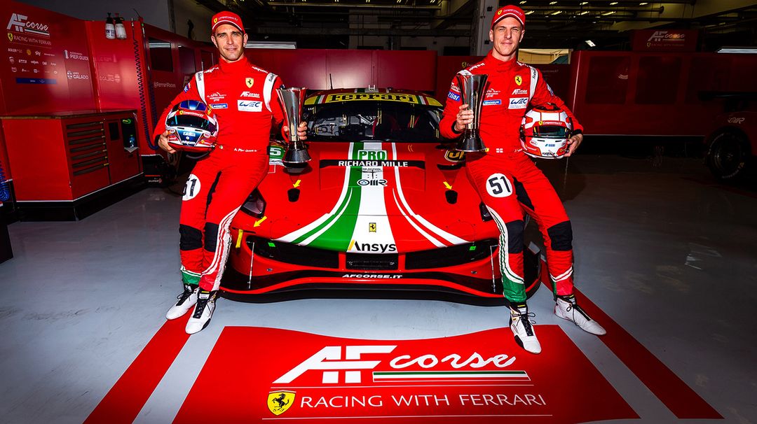 Ferrari, Alessandro Pier Guidi and James Calado FIA WEC World Champions