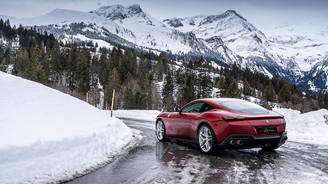 Ferrari Roma in White - La Nuova Dolce Vita feeling in Lech