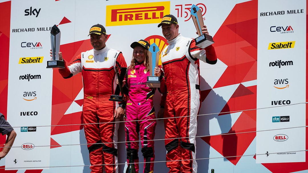 Driver comments from the Race-1 podium