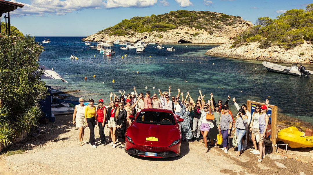 A dream getaway to Ibiza with Ferrari Tour
