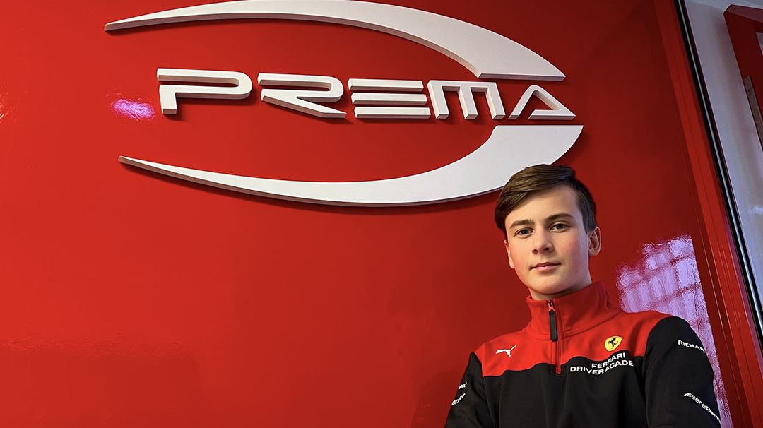 Tuukka Taponen in Formula 4 with Prema in 2023