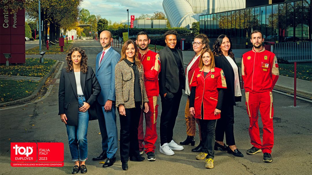 Ferrari named ‘Top Employer Italia’ for fourth year in a row