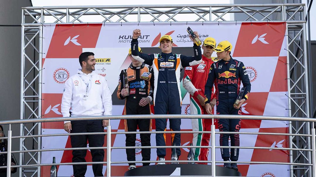 Formula 4 – Wharton outstanding in Kuwait, a podium for Taponen
