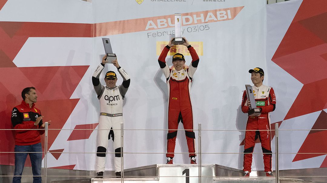 Drivers comments from the Winter Challenge podium in Abu Dhabi Race 1
