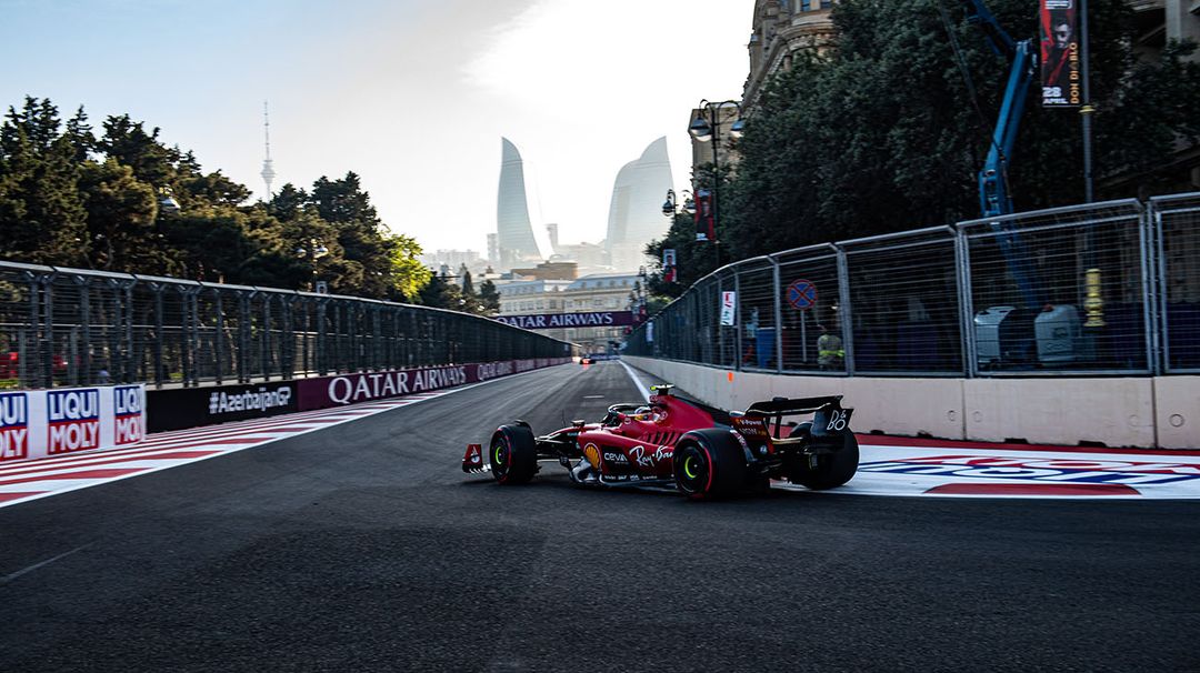 Charles puts on a show! Third pole in a row in Baku