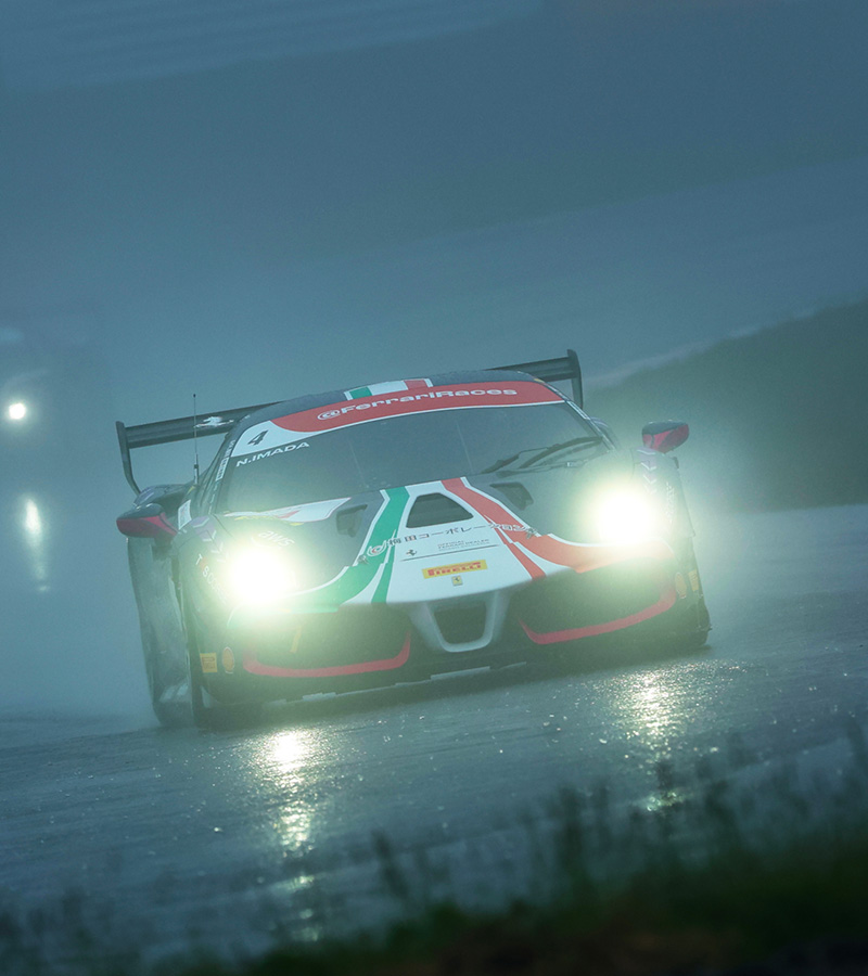 Imada and Kawasaki Triumph at Autopolis Ferrari Challenge Second Round