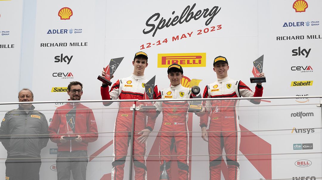 Driver comments from the Race 1 Trofeo Pirelli podium at Spielberg