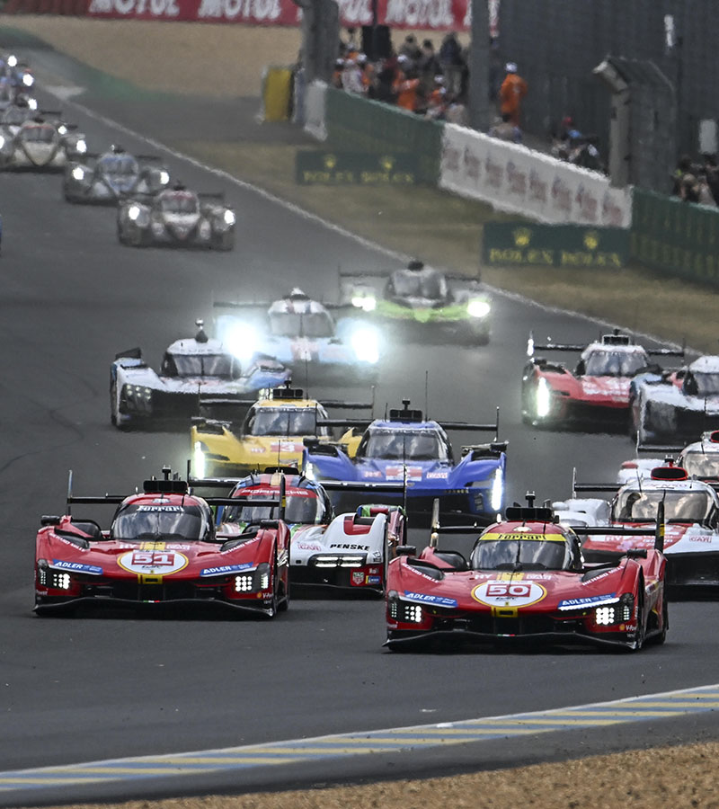 Ferrari 499Ps start 24 Hours of Le Mans