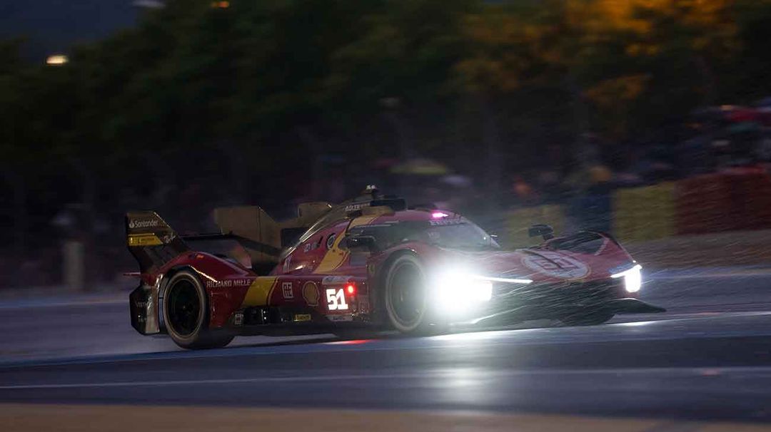 Ferrari leader at Le Mans with five hours to go