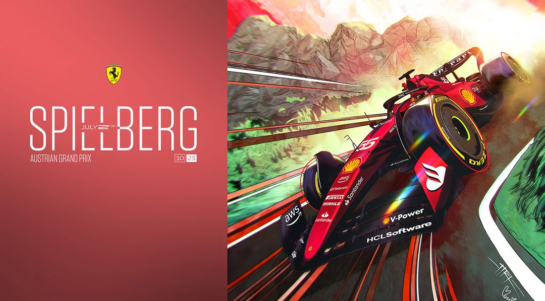 Austrian Grand Prix 2023 Cover Art by Marco Itri