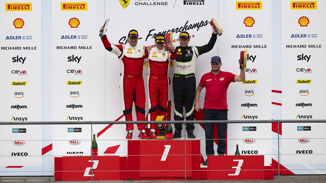 Le voci dal podio di Gara 1 del Trofeo Pirelli a Spa