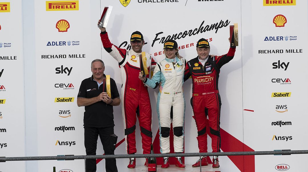Driver comments from the Coppa Shell Race-2 podium at Spa