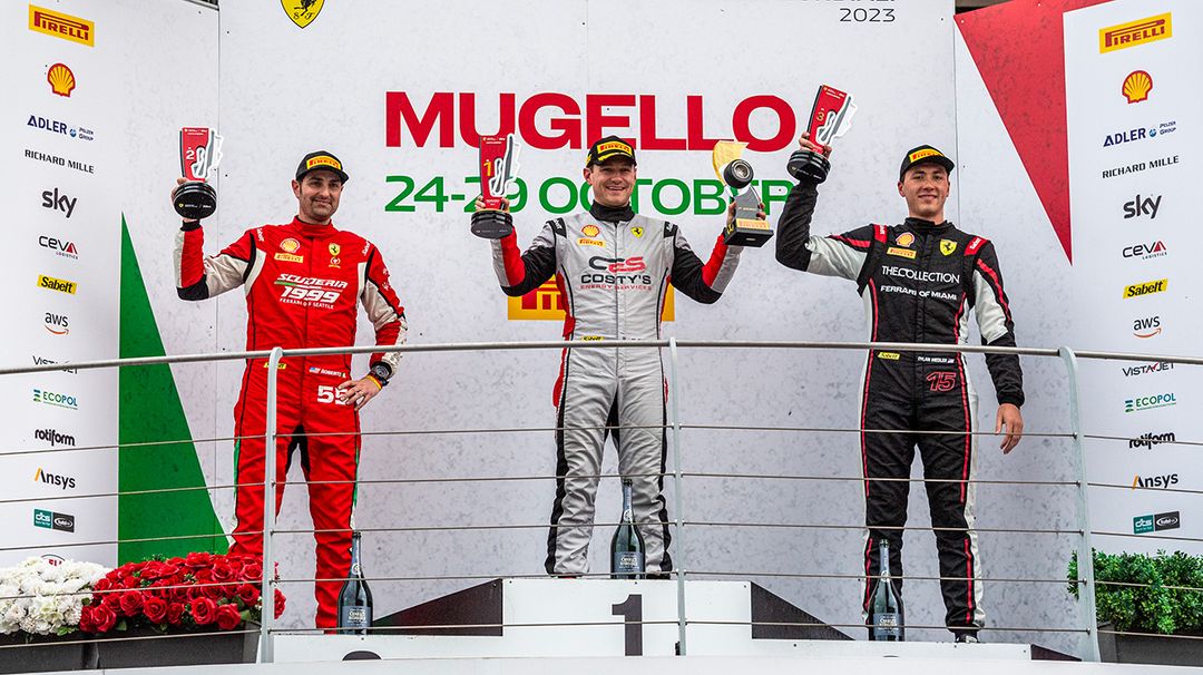 Driver comments from the Race 1-podium at Mugello