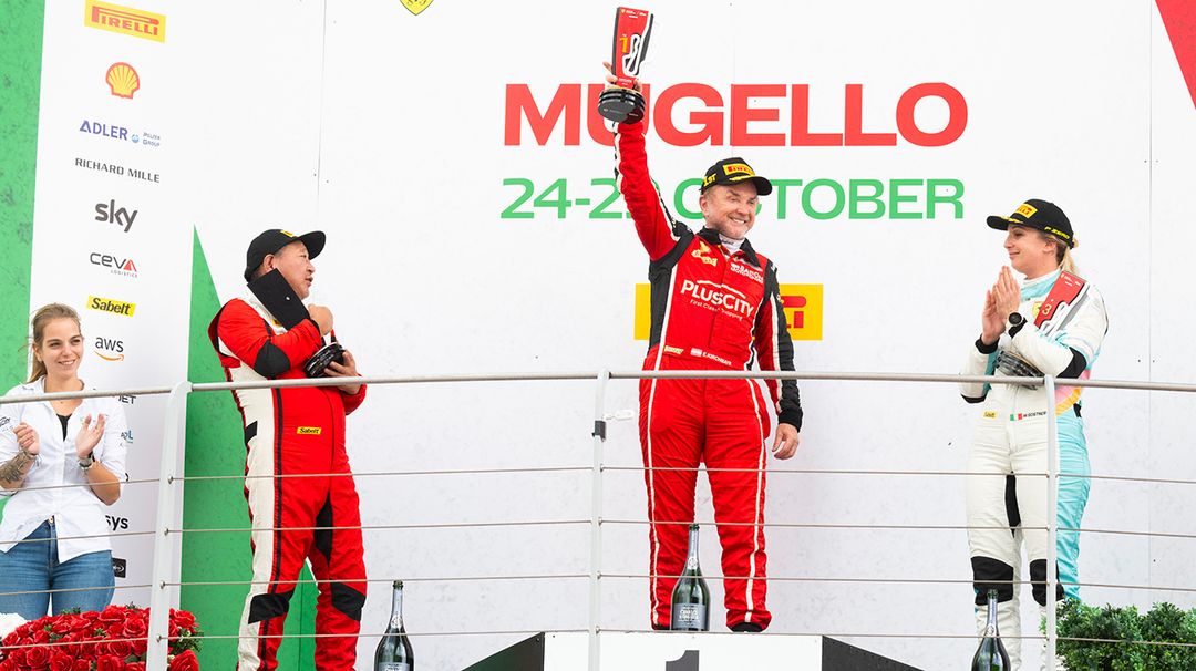Driver comments from the Coppa Shell Race-2 podium at Mugello