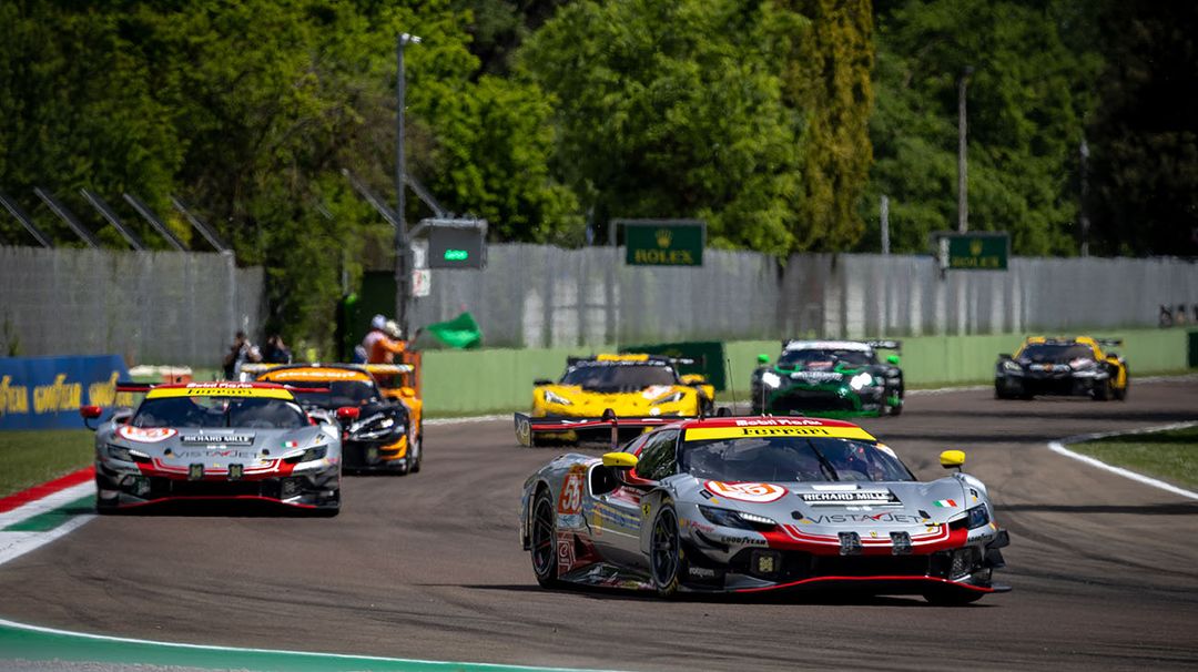 Fourth place for the Vista AF Corse Ferrari at the 6 Hours of Imola