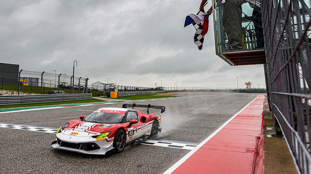 Rain Dominates Final Day for Ferrari Challenge at COTA