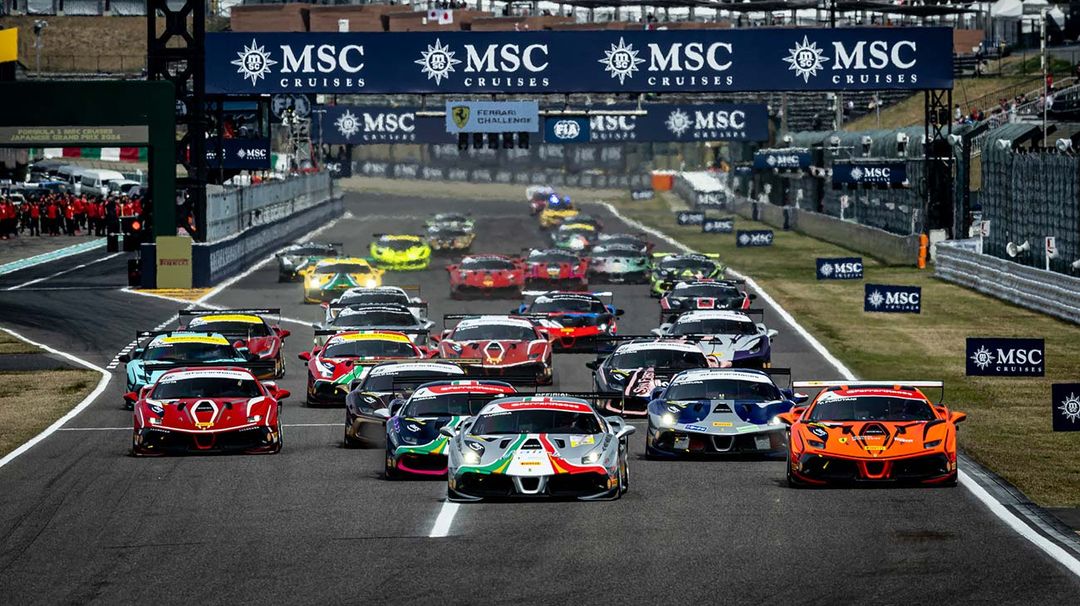 The Second Round of Ferrari Challenge Japan in Fuji Speedway