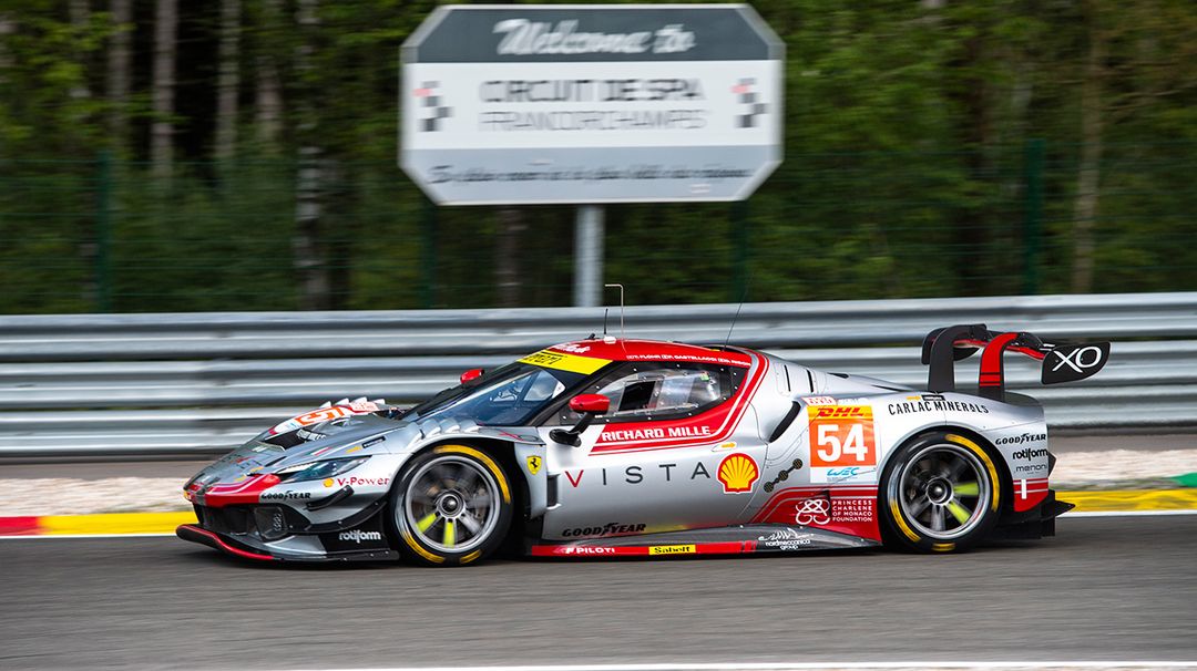 Seventh place on the grid for Vista AF Corse’s number 54 Ferrari 296 LMGT3