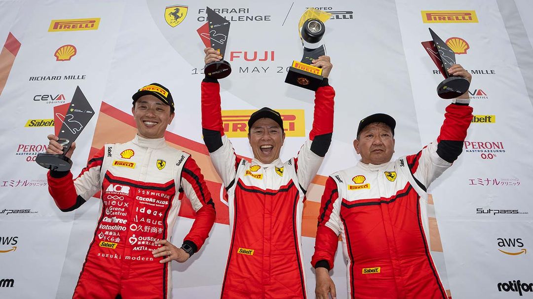 Comments from the Race 2 podium at Fuji