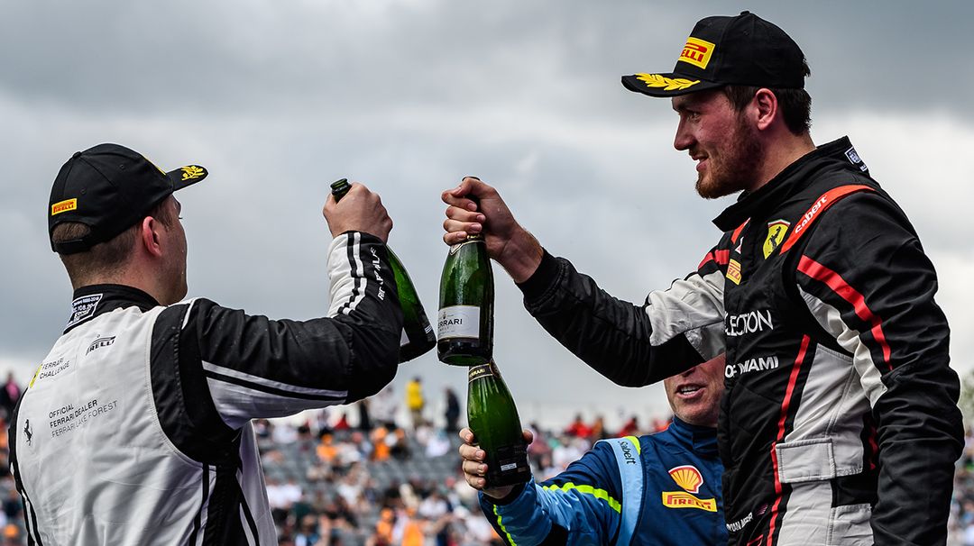 Celebration in Montreal for Race 2 Winners