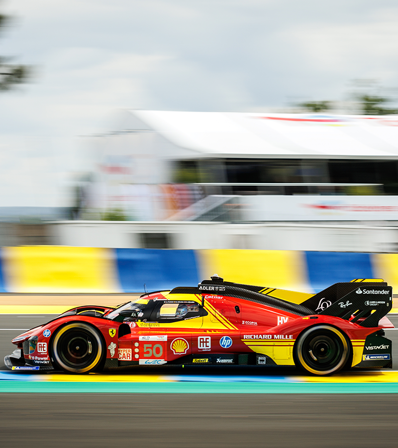 Le 499P del team Ferrari - AF Corse accedono alla Hyperpole