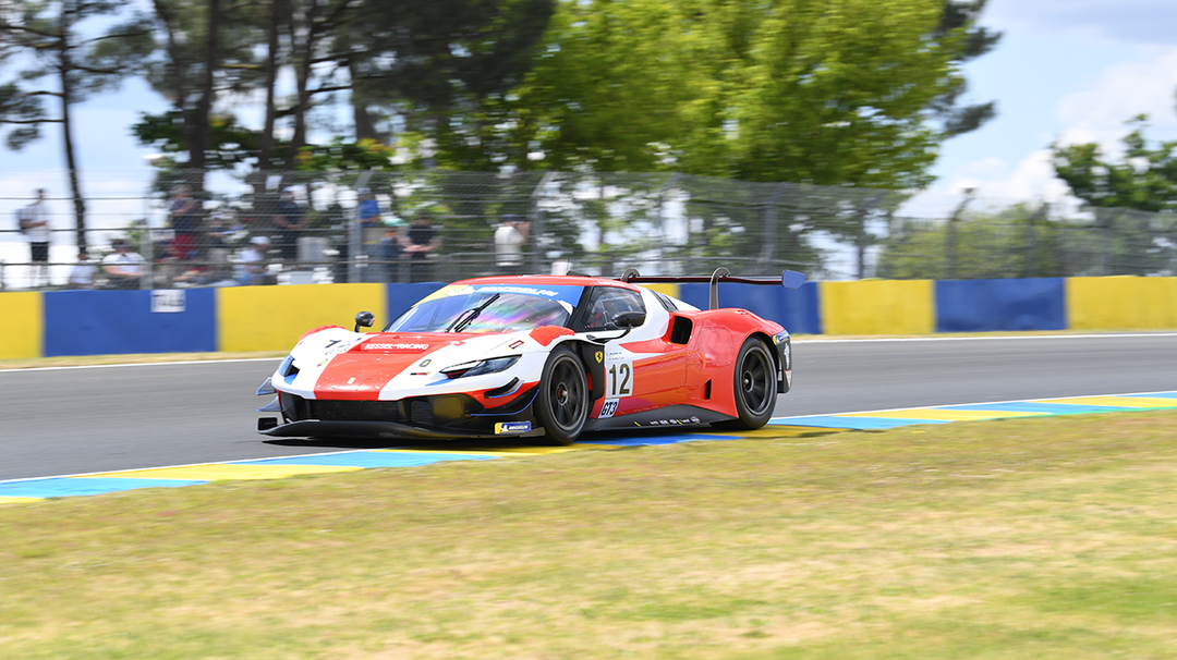 Pole position in Qualifying 2 for the Ferrari 296 GT3 at the Road To Le ...
