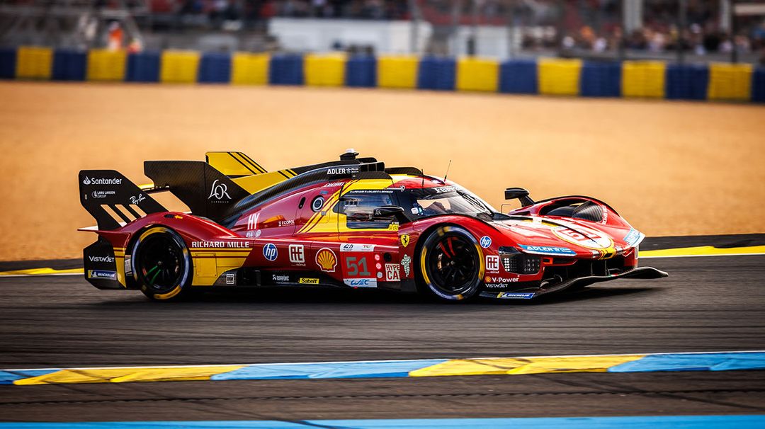 Ferrari on second row at 24 Hours of Le Mans