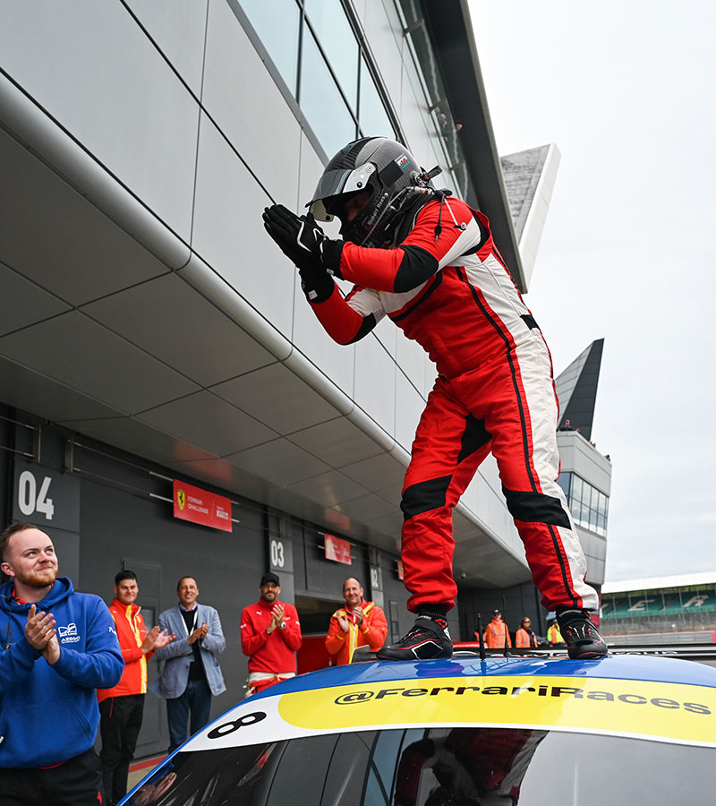 Face-to-face with the Coppa Shell champion of the Ferrari Challenge UK