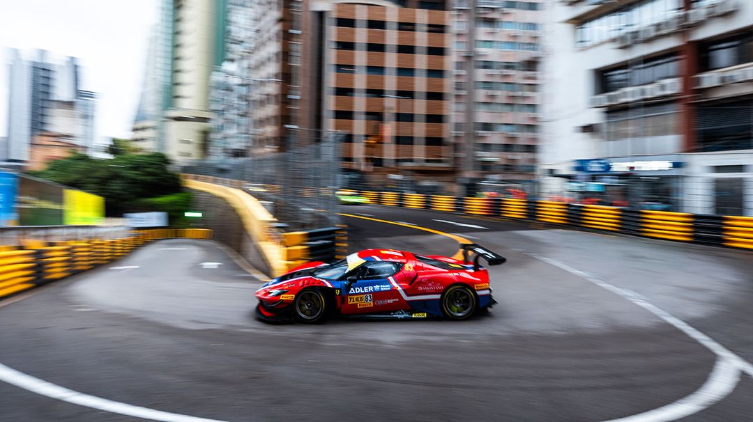 Fuoco third in the Qualifying Race at Macau