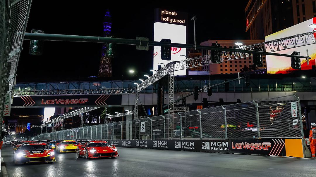 Ferrari Challenge Delivers Action as Medler Sweeps Weekend in Las Vegas