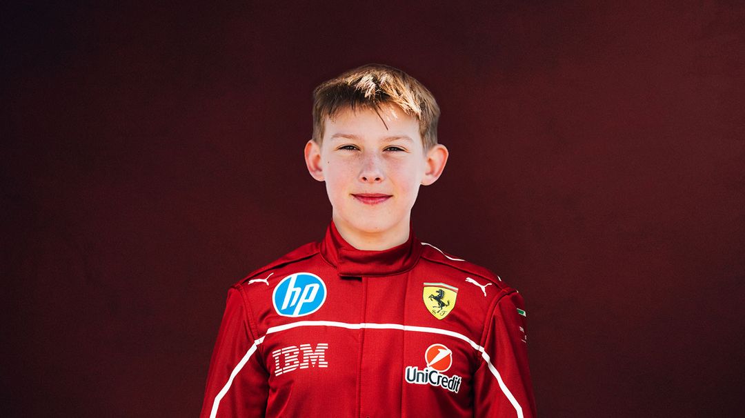 Noah Baglin joins the Scuderia Ferrari Driver Academy