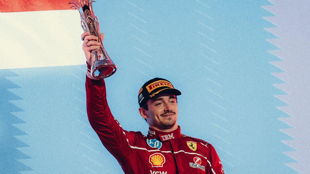 First podium for Charles